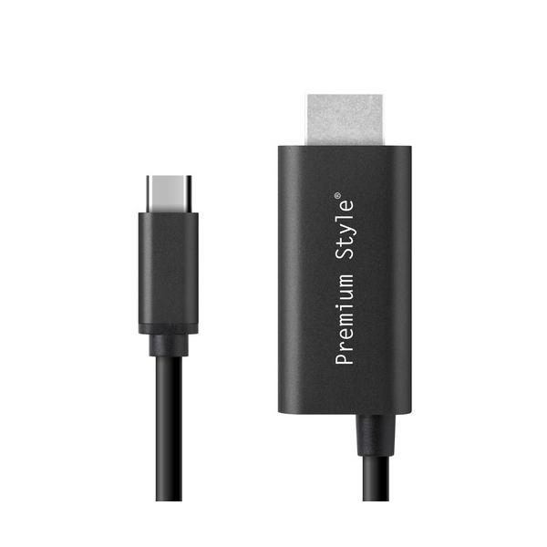 PGA PG-SMTV2MBK HDMIミラーリングケーブル USB Type-Cコネクタ 2m 4K／ULTRA HDで表示できる ブラック 27