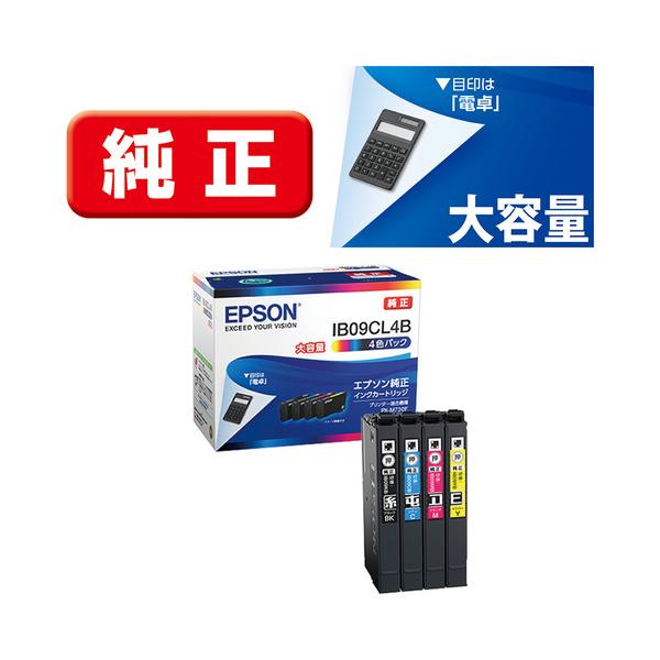インク　エプソン　純正　カートリッジ　インクカートリッジ　IB09CL4B　インクカートリッジ　4色パック 119
