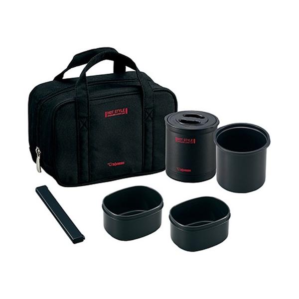 象印　保温弁当箱　「お・べ・ん・と　」　ブラック　SZ-MB04-BA 44