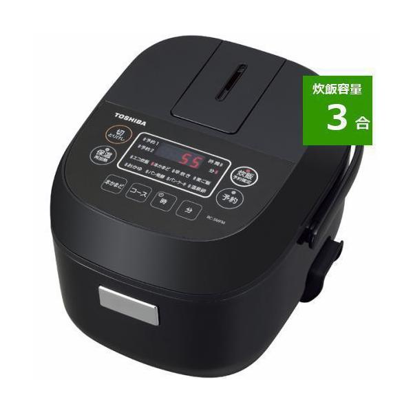 【アウトレット超特価】東芝　RC-5MFM(K)　マイコン炊飯器　3合炊き　ブラック　3合 44