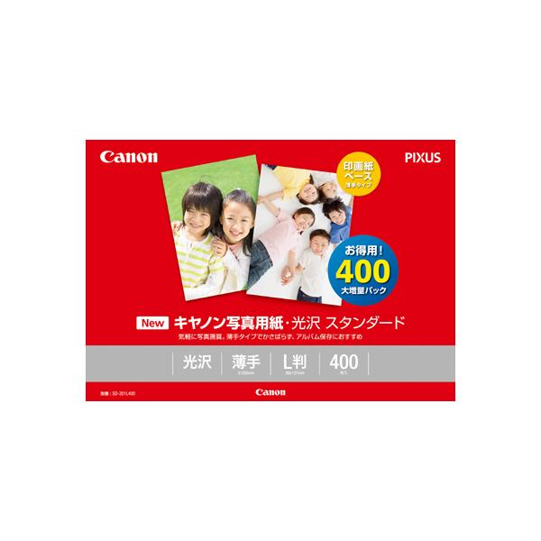 キヤノン SD-201L400 【純正】写真用紙・光沢 スタンダード L版 400枚 119