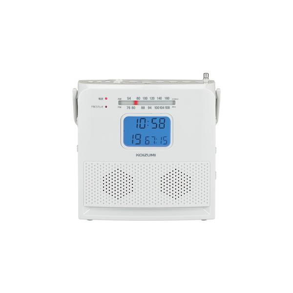 コイズミ SAD-4709／H CDラジオ 液晶表示 ワイドFM対応 グレー 22