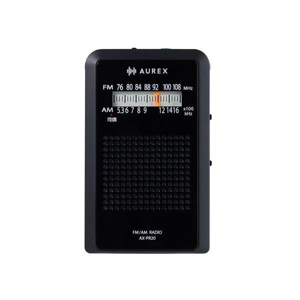 東芝 AX-PR20(K) ダイヤル式ポケットラジオ デジタルチューナー搭載 ワイドFM対応 蓄光窓採用 ブラック 22