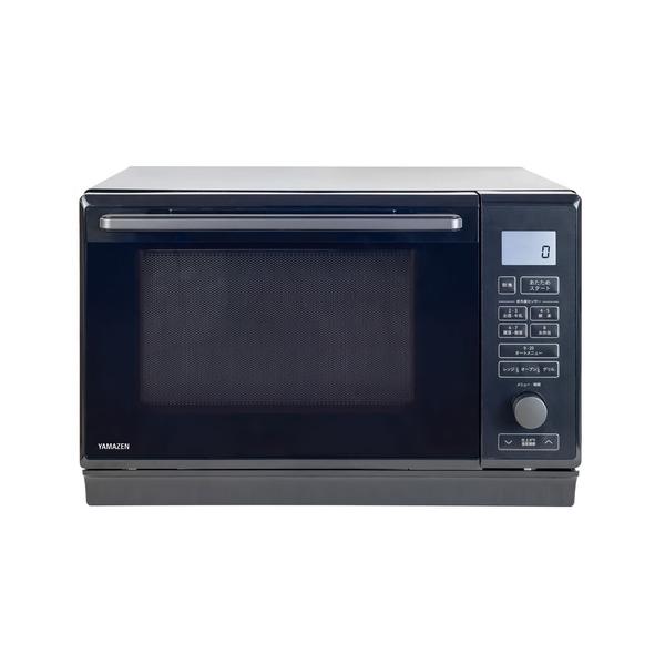 YAMAZEN NERK-F0241TSV 24Lフラットオーブンレンジ 赤外線センサー搭載 縦開き ブラック 43