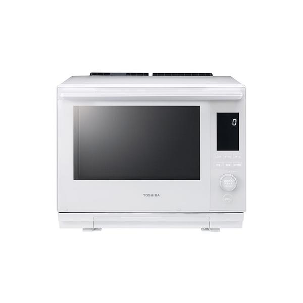 東芝 ER-D3000B(W) 過熱水蒸気オーブンレンジ 石窯ドーム 2段調理対応 30L グランホワイト 43