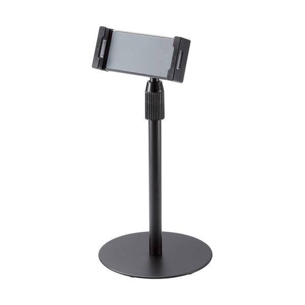 エレコム TB-DSCHARMFXBK タブレット用スタンド ホールドタイプ 伸縮アーム 卓上 ブラック  131