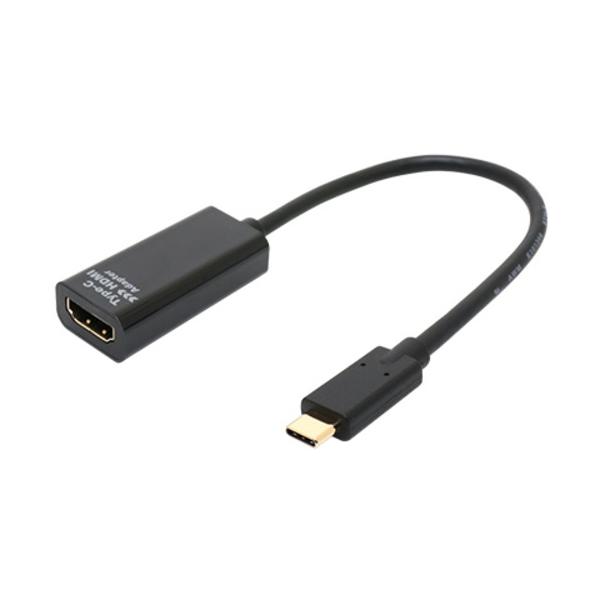 【推奨品】ミヨシ　UYA-CHD1／BK　USB　Type-C　−　HDMI変換アダプタ(YPB)　ブラック 131
