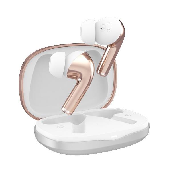 LTL Relation TWS012PGD 完全ワイヤレスBuletoothイヤホン ENC搭載 IPX4防水対応 ピンクゴールド 24
