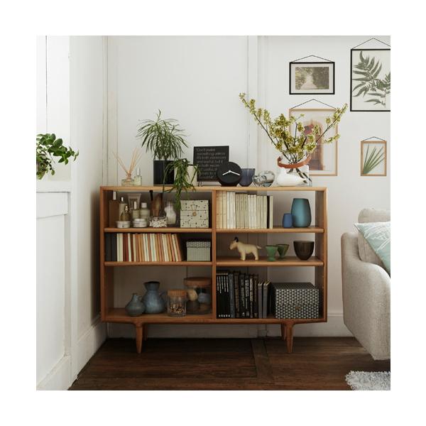 大塚家具 オープンシェルフ「KISSUI キッスイ」幅120ｃｍ ナラ材 ウレタン塗装 448