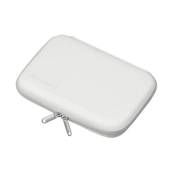 カシオ　XD-CC2402WE　EX-word　電子辞書用ケース　セミハードカバータイプ　　ホワイト 500