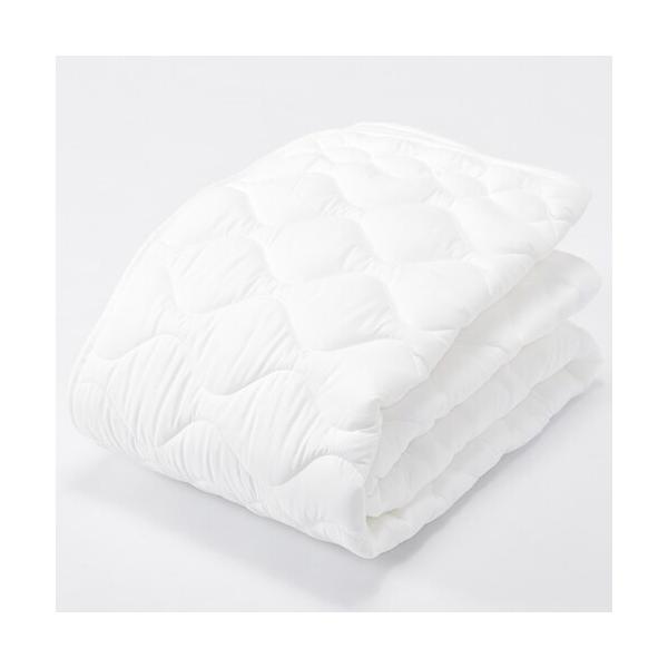 [シングル]西川洗えるベッドパッド ポリエステル S AM03000090 四隅ゴム付き 側生地に抗菌・防ダニ加工 449