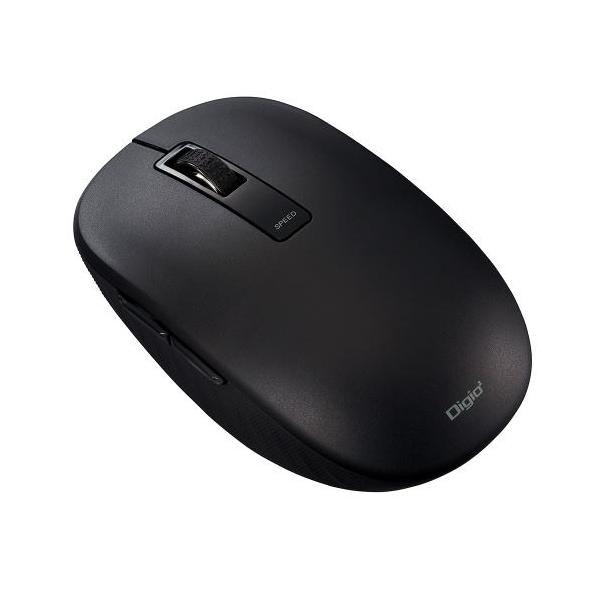 ナカバヤシ MUS-BKF219BK Bluetooth静音5ボタンBlueLEDマウス ブラック 131