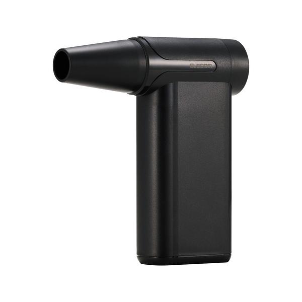 エレコム AD-ALB04BK エアダスター 電動 USB 充電式 8段階風量調整 コンパクト 軽量 ブラック   131