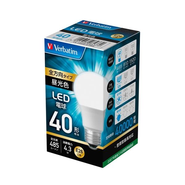 Verbatim LDA4D-G／FBV2 全方向LED電球 昼光色 71
