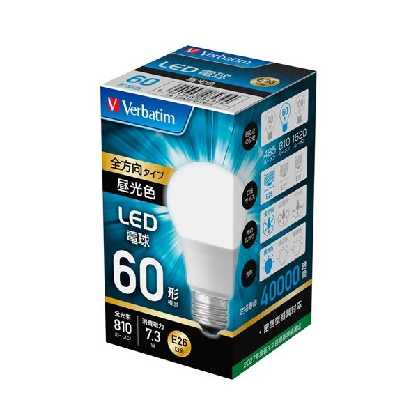 Verbatim LDA7D-G／FBV2 全方向LED電球 昼光色 71