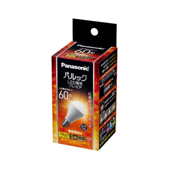 パナソニック LDA7LGE17K60ESW2F パルック LED電球 プレミア 7.0W 電球色相当 小形電球タイプ E17口金 広配光タイプ  71