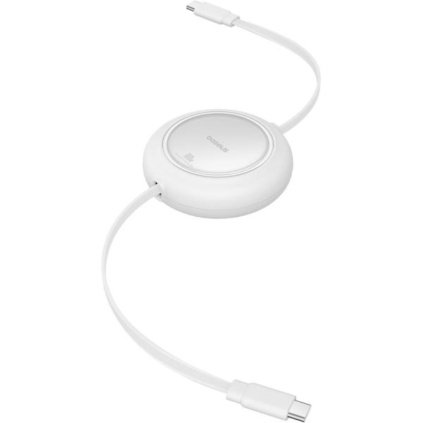 ベースアス Free2Draw巻取式USB-Cケーブル 1m 100W-W P10364500211-00 500