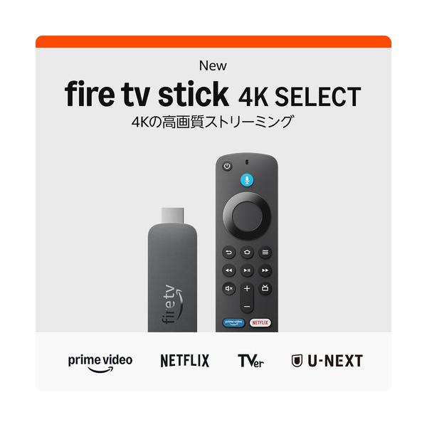 Amazon B0CN415PTV Amazon Fire TV Stick 4K Select ストリーミングメディアプレイヤー HDR10+ 802.11ac対応  111