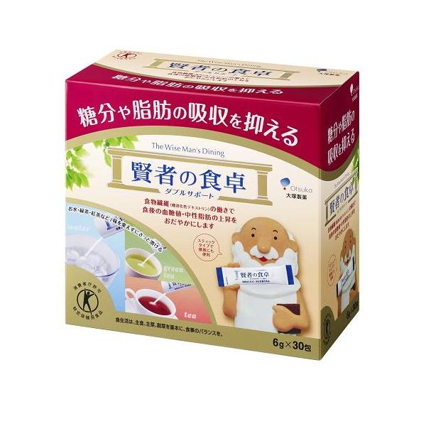 大塚製薬 賢者の食卓 ダブルサポート 6g×30包 【特定保健用食品】 856