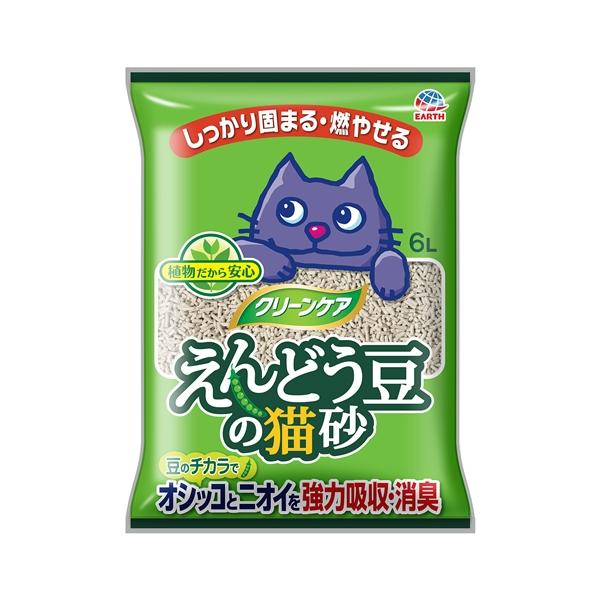 アース・ペット クリーンケア えんどう豆の猫砂 ６Ｌ  866