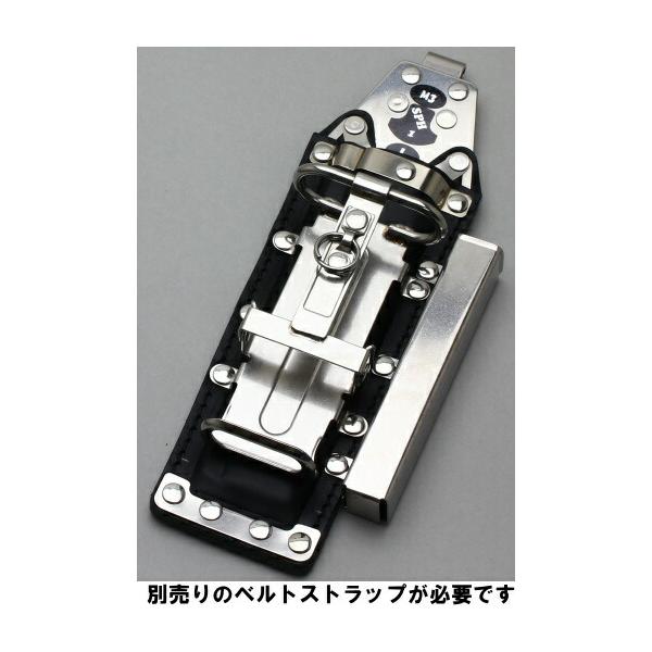 MIKIハッカーケース逆差3連BX1系ロングタイプ用ブラックハッカー（ロングタイプ）・カッター・折尺3連ハッカーケース逆１丁差・BX1系ロングハッカー対応黒革製品別売りのベルトストラップが必要です。SPHベルトストラップSPH1M3L-Ｂハ...