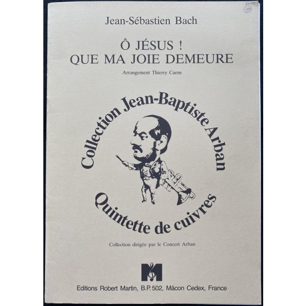 曲名：主よ、人の望みの喜びよ作曲：J.S バッハ編成：金管5重奏(2B♭Trp,Hr inF,Tbn,Tub)　スコア＋パート譜新品ではありますが長期在庫品の為軽微な汚れ/変色/角折れが御座います。予めご了承の上お買い求め下さいませ。
