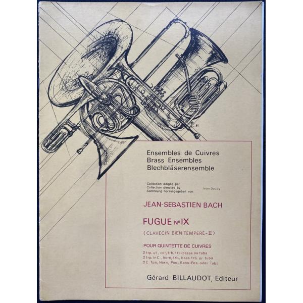 曲名：フーガ No4 平均律クラヴィアII作曲：J.S バッハ編成：金管5重奏(2Trp in C/Hr/Trb/B.Trb or Tub)　スコア＋パート譜新品ではありますが長期在庫品の為軽微な汚れ/変色/角折れが御座います。予めご了承の...
