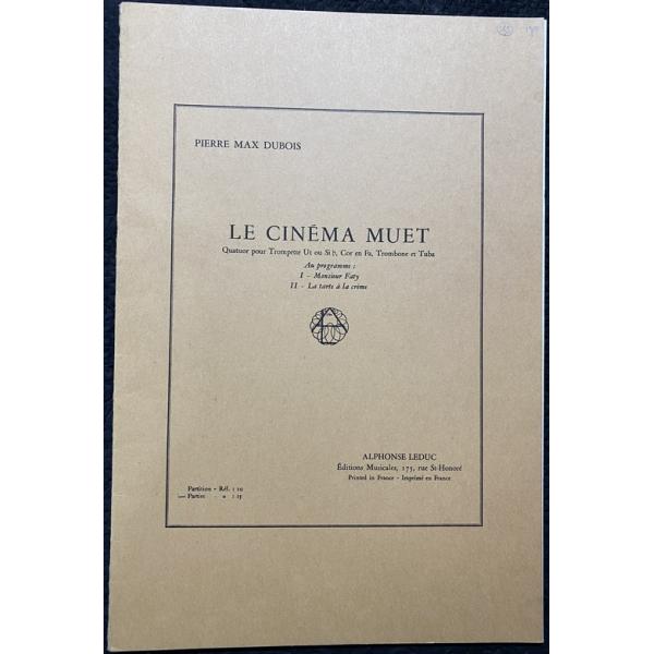 曲名：無声映画作曲：ピエール・マックス・デュボワ編成：金管4重奏(C(B♭)Tp,Hr inF,Tb,Tub)　パート譜のみI MONSIEUR FATYLA TARTE A LA CREME新品ではありますが長期在庫品の為軽微な汚れ/変色...