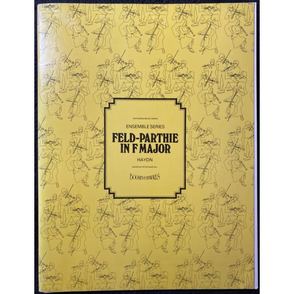 曲名：feld-parthie in C (Hob.II:7)作曲：J. HAYDN編曲：Peter Wastall編成：木管6重奏(2Ob(Cl),2Hr inF(2Cl),Bon(Cl),Bon(B.Cl or Cl))　スコア＋パート...
