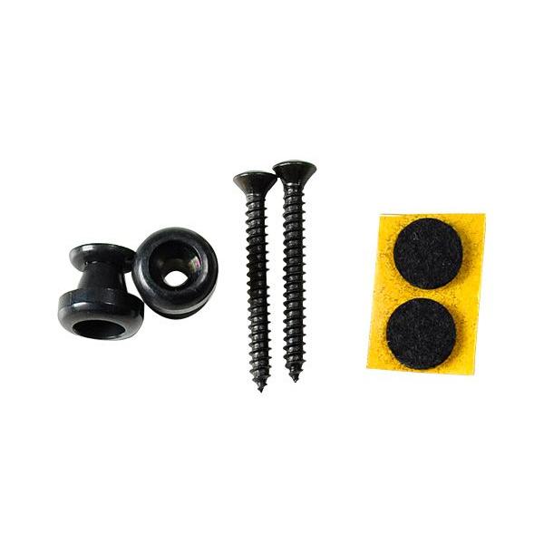 ロックピン対応エンドピン　ブラック■カラー：ブラック■2個セット　【ギターパーツに関する注意事項】商品画像はイメージになります。カラー、サイズ等は商品名・商品説明文をご参照下さい。ギターパーツに関しては全て消耗品扱いとなり、保証対象外商品と...