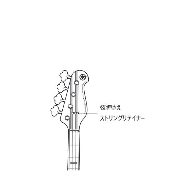こちらの商品は取り寄せ商品の為ご注文後のキャンセル不可となりますまた、ご注文後の発注ですのでお届けまでにお時間を頂きますことをご了承ください。商品内容■ヤマハ　ストリングリテイナー■カラー：ニッケルシルバー■1個売り■対応：BB1024/B...