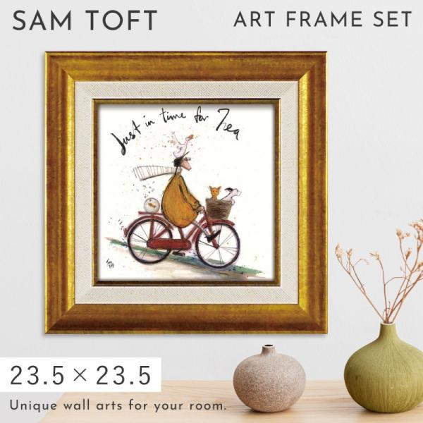 ■サイズ:幅23.5×高さ23.5cm■重量:約0.4kg■材質:樹脂フレーム■仕様:絵の表面を特殊ゲル加工■原産国:日本■キーワード：サムトフト 絵画 サムトフト 犬 サムトフト アート 絵画 Sam Toft アートパネル アートフレー...