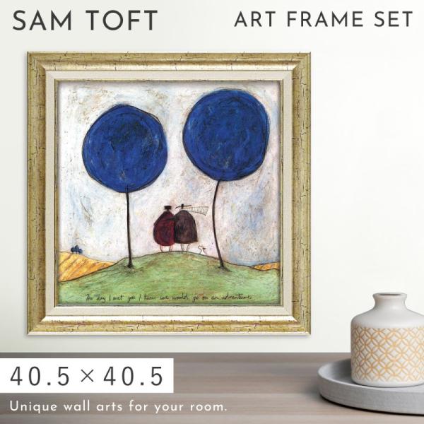 ■サイズ:幅40.5×高さ40.5×厚み1.8cm■重量:約1kg■材質:樹脂フレーム■仕様:絵の表面を特殊ゲル加工■原産国:日本■キーワード：サムトフト 絵画 サムトフト 犬 サムトフト アート 絵画 Sam Toft アートパネル アー...