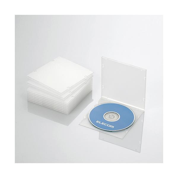 割れに強いしなやかな素材を採用。コンパクトに収納できるスリムタイプのBlu-ray/DVD/CDケース。