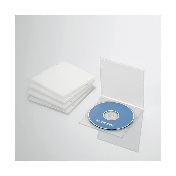 割れに強いしなやかな素材を採用。コンパクトに収納できるスリムタイプのBlu-ray/DVD/CDケース。