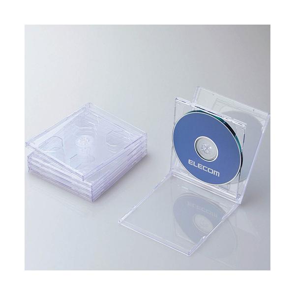 厚さ10.4mmの標準タイプ。インデックスカードだけでなく背ラベルも収納できる標準タイプのBlu-ray/DVD/CDケース。