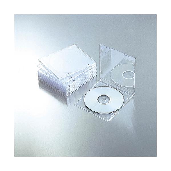 厚さ約5mmのスリムタイプ。コンパクトに収納できるスリムタイプのBlu-ray/DVD/CDケース。