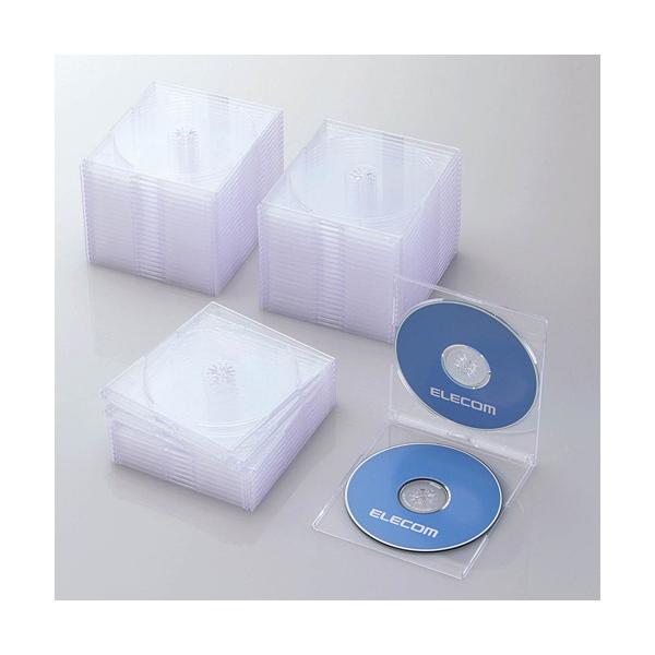 厚さ約5mmのスリムタイプ。コンパクトに収納できるスリムタイプのBlu-ray/DVD/CDケース。