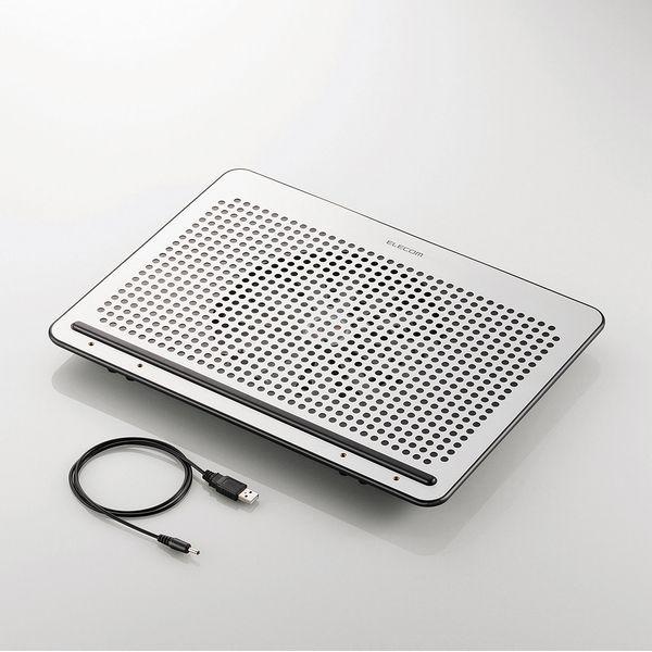 静音性・4段階の角度調節を搭載し、オフィスでの使用に最適。最大約10℃の冷却効果を実現する、角度調節・強冷タイプのノートPC用クーラー。