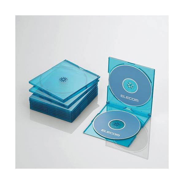 厚さ約5mmのスリムタイプ！コンパクトに収納できるスリムタイプのBlu-ray/DVD/CDケース！