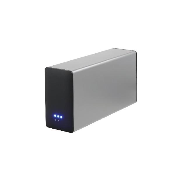 ※3.5HDDを2台セット可能なRAID機能が搭載されたHDDケースです。2台のHDDを組み合わせることで4つの動作モードが選択でき最大20TBもの大容量データを1台で管理ができます。[b