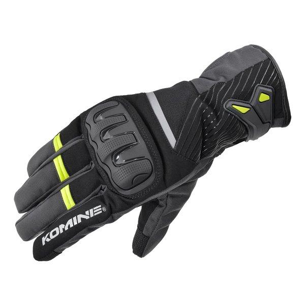 アドベンチャーバイクにもマッチするデザインのロングタイプのウインターグローブ。