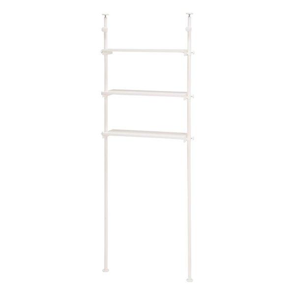 洗濯機上の空間を有効活用できるつっぱりラック