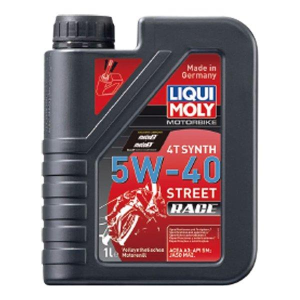 LIQUI MOLY 2輪車用 エンジンオイル StreetRace 全合成油 5W-40 1L 1750 リキモリ