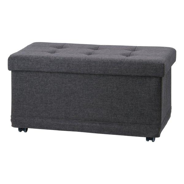 収納ができる便利なスツールです