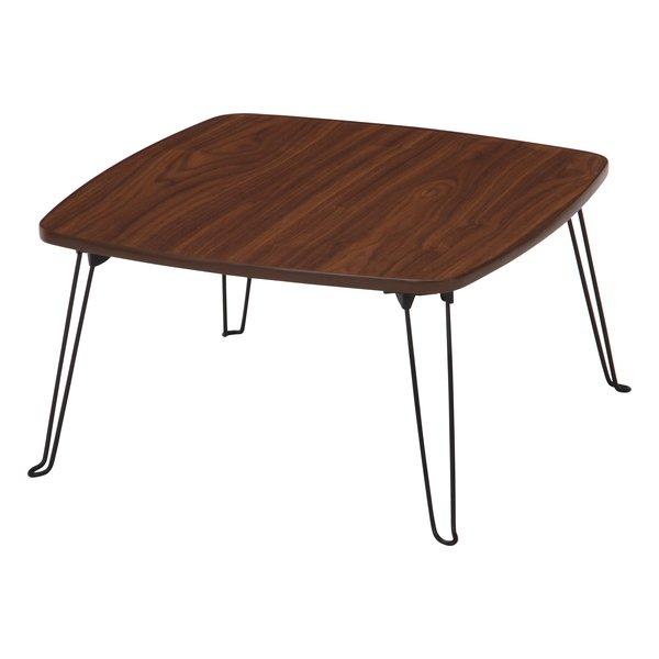 木目調の天板が美しいローテーブル