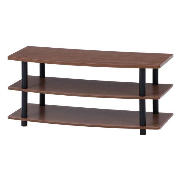 背面まで吹き抜けたシンプルなテレビ台です