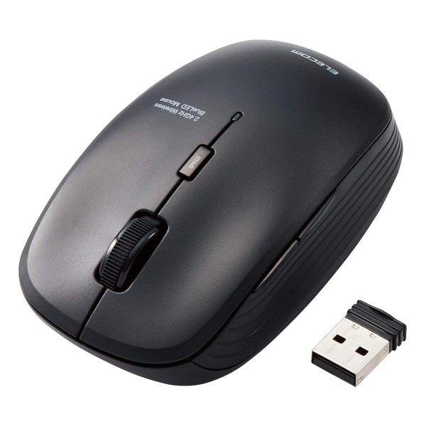 ネットの閲覧などの操作に便利な「進む」・「戻る」ボタンが付いた5ボタンワイヤレスBlueLEDマウス。