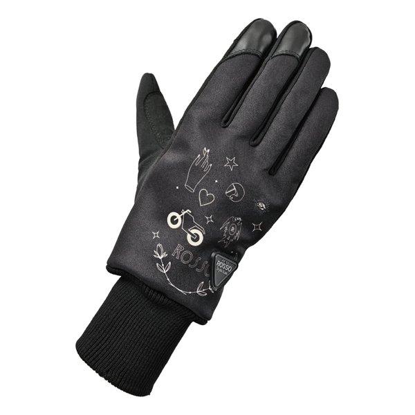 ポップで、シックな色合いがかわいい、防寒防水グローブ。