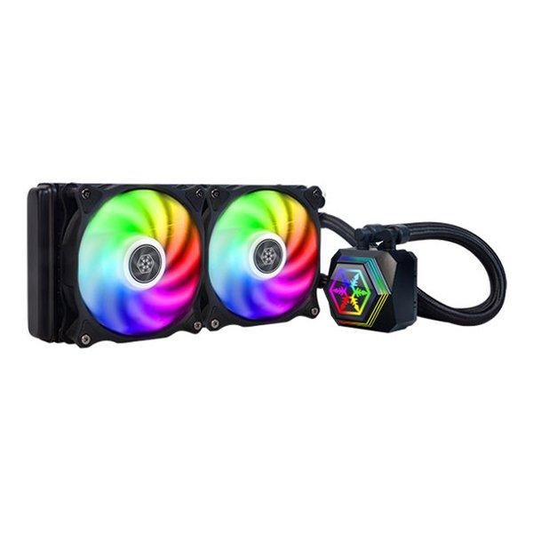 PERMAFROSTシリーズ アドレッサブル LGA1700対応 RGB対応 240mm 簡易水冷ユニット